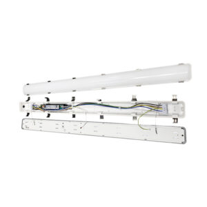 IP66 LED Batten Light With Sensor and Battery Backup CE CB ENEC IK10 ...