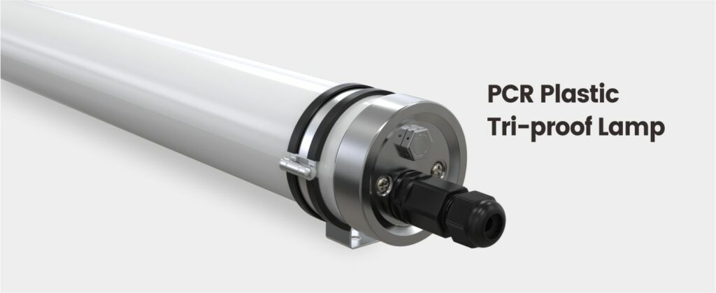 PCR Plastic LED Tri-proof Light - TUBU